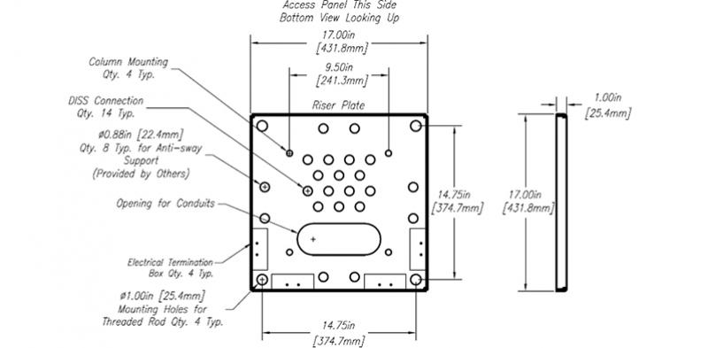 Ceiling Column Motorized Retractable – IMH | International Medical Health